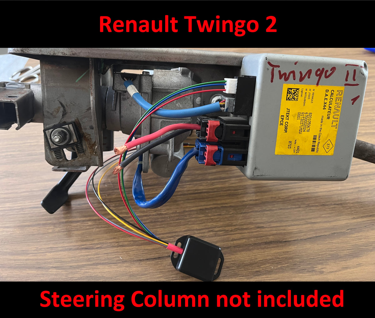 Renault Twingo 2 - Electric power steering controller box - ECU plug ...