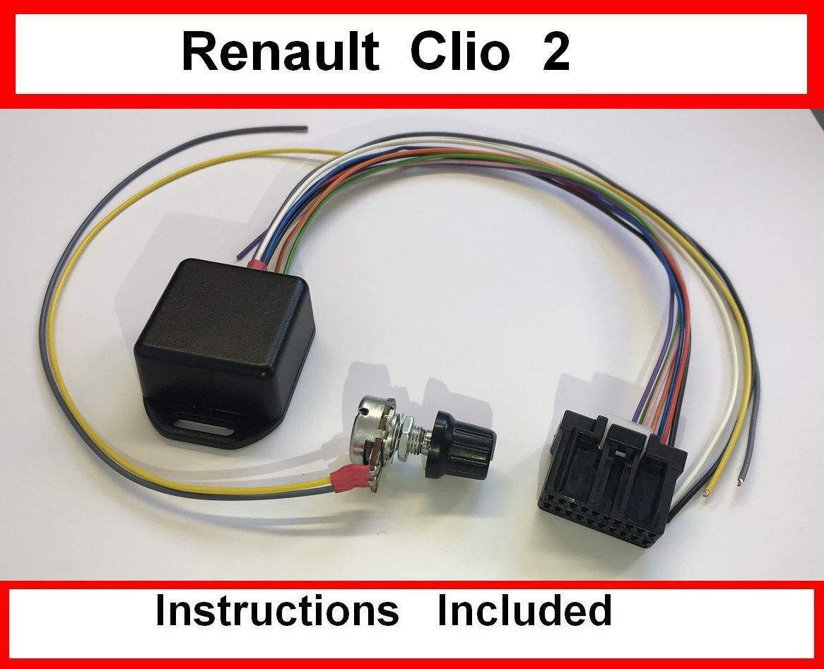 Renault Clio 2 - Electric power steering controller box - ECU plug - E ...